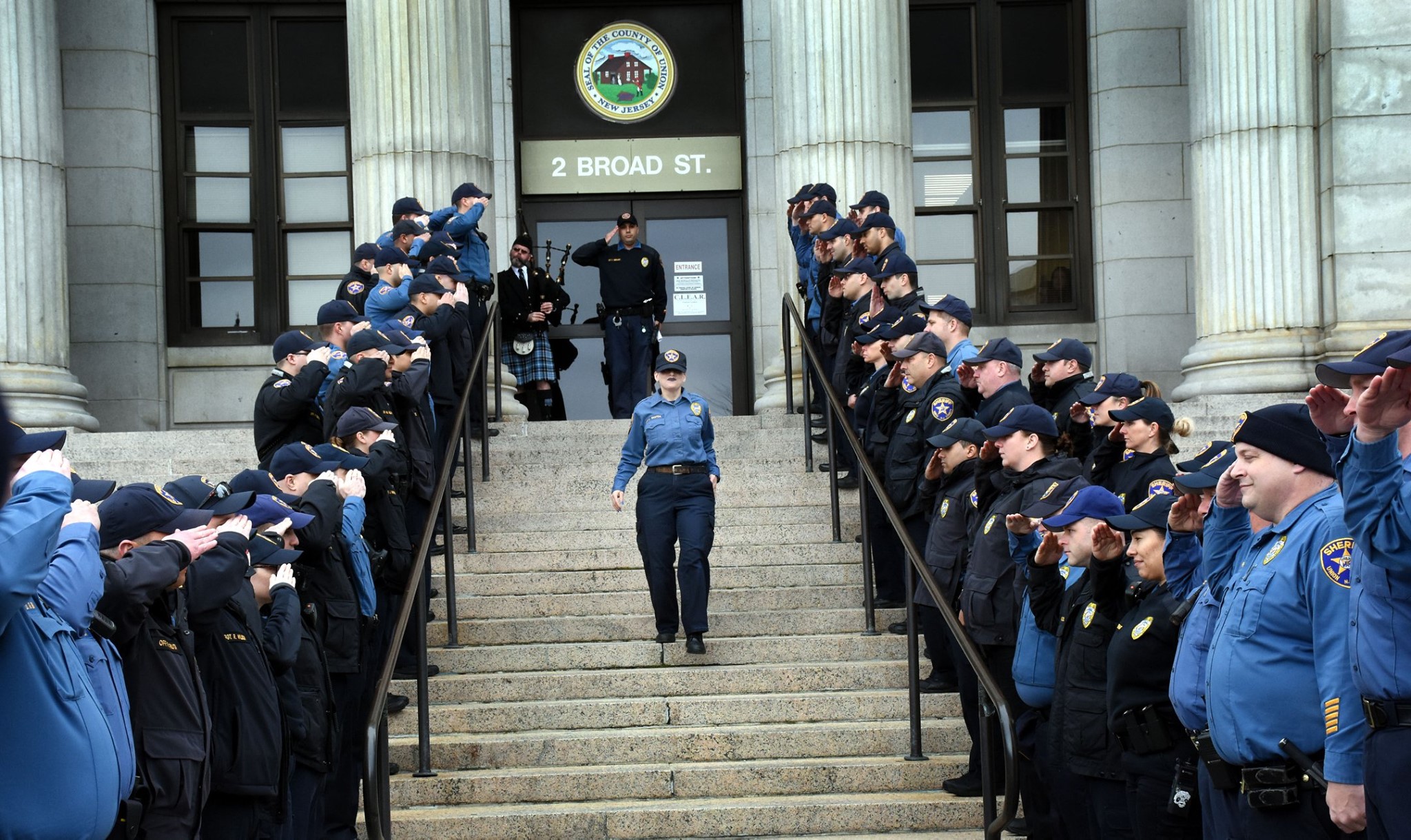 Walkout Ceremony for Officer Lisa Santos and Captain Mark Banek – Union ...