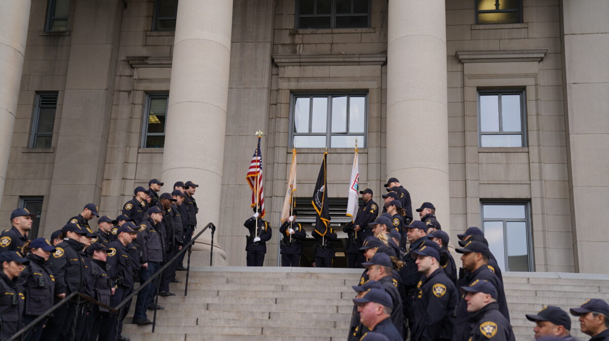 Captain Frank Miller, Sergeant John Gillespie and Sergeant Michael King ...