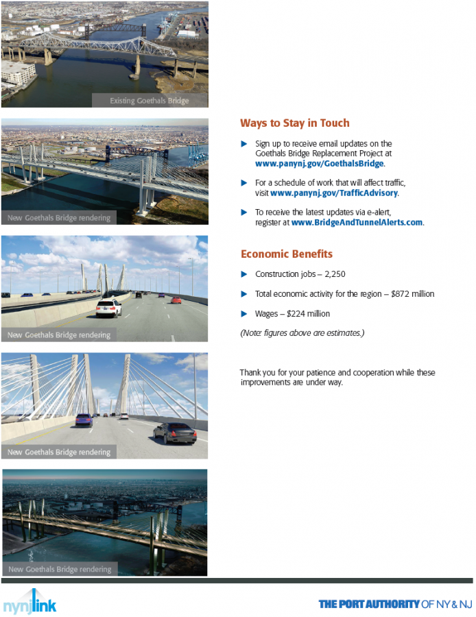 Goethals Bridge Project – County of Union, New Jersey