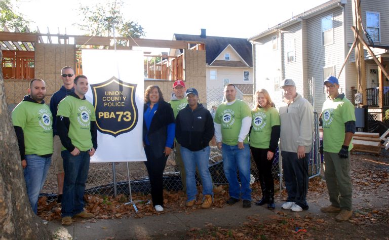 Union County Police PBA Local 73 Volunteers with Habitat for Humanity ...