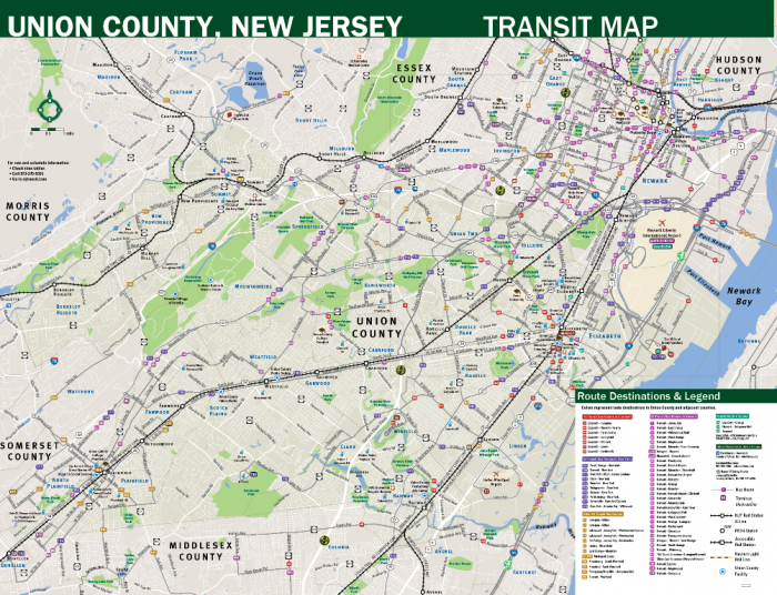 Freeholder Board Unveils New Union County Transit Map – County of Union ...