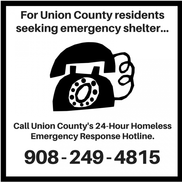 New 24-Hour Emergency Hotline for the Homeless in Union County – County ...