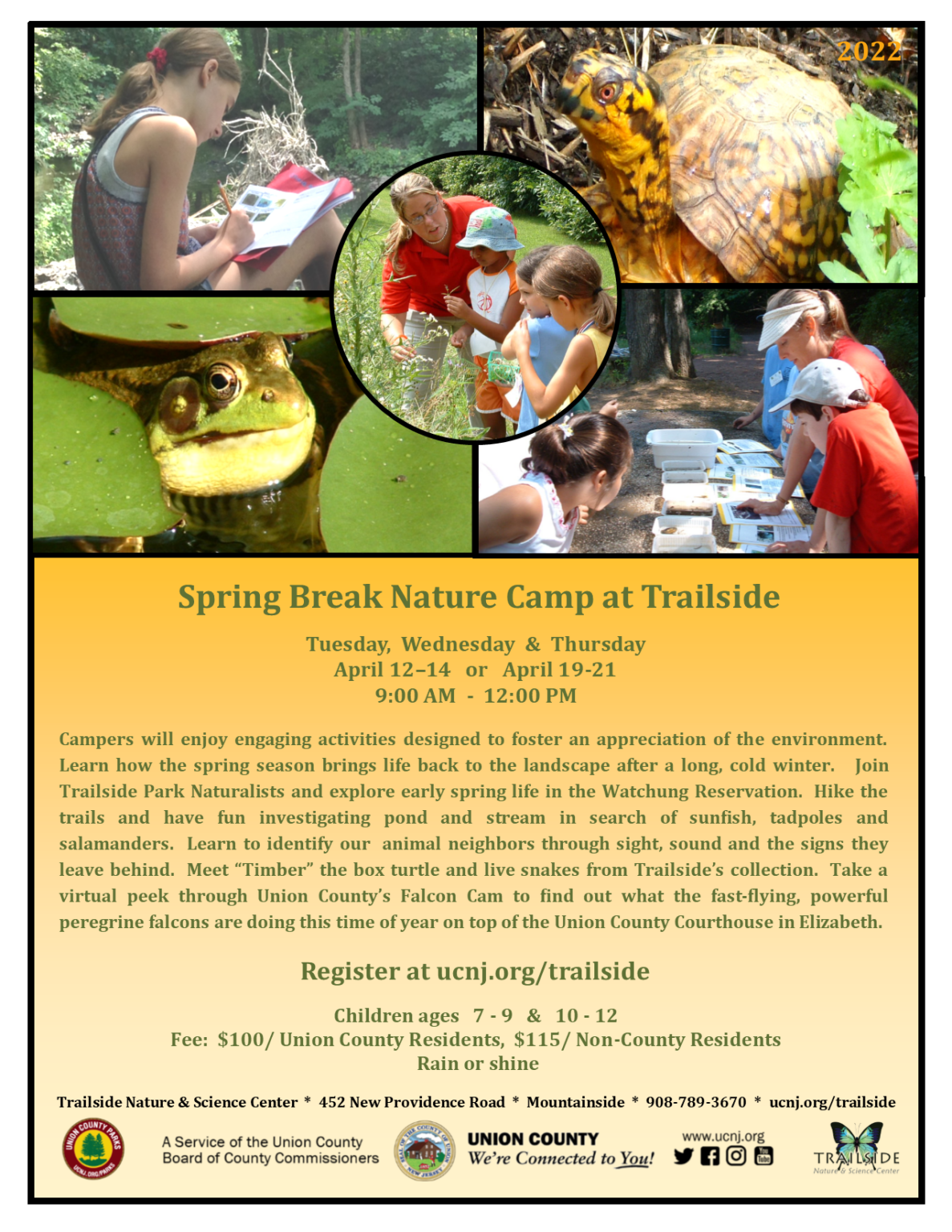Union County Offers New Spring Break Nature Camps for Students Ages 7 ...