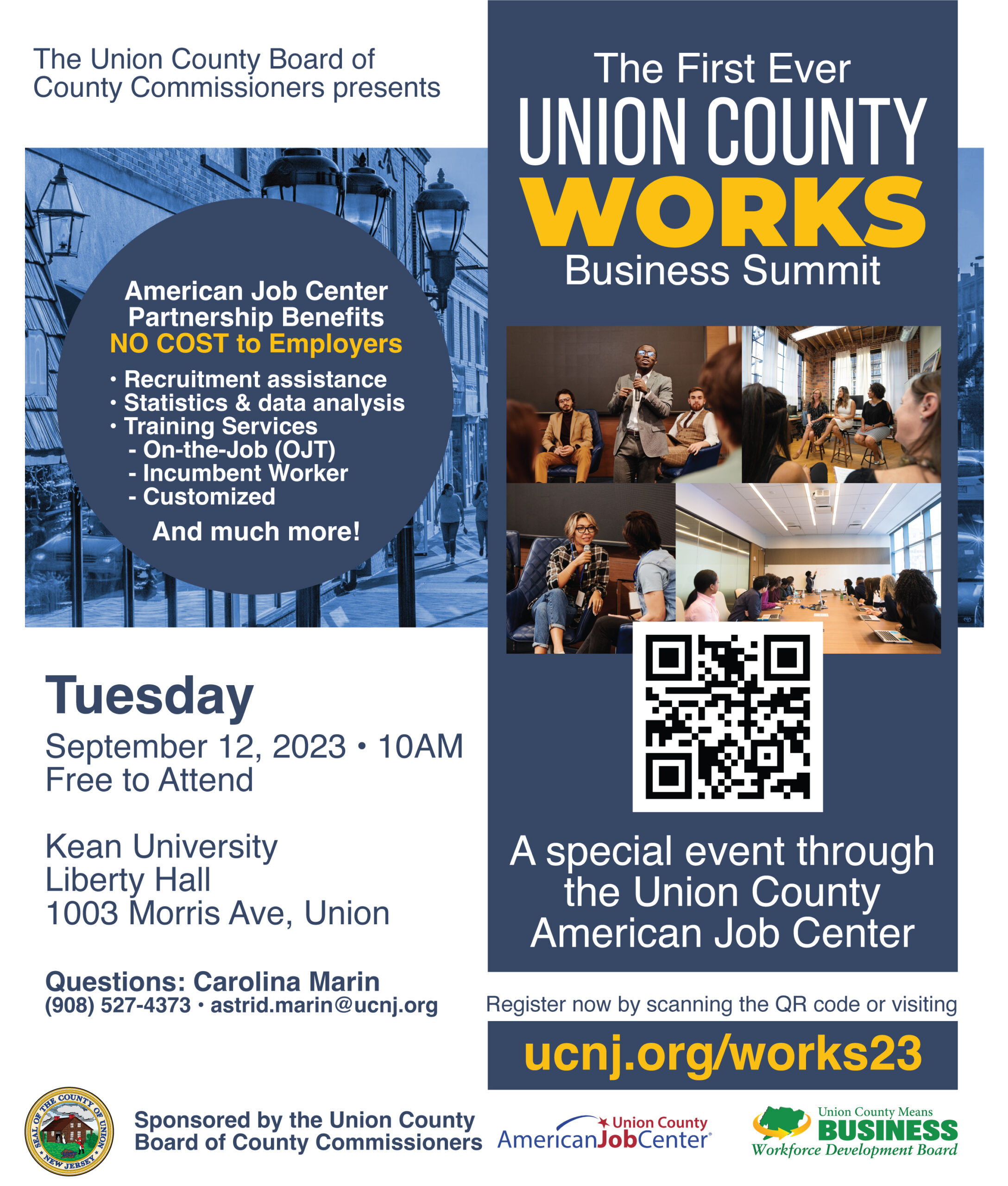 Union County Announces First Ever Union County WORKS Business Summit ...
