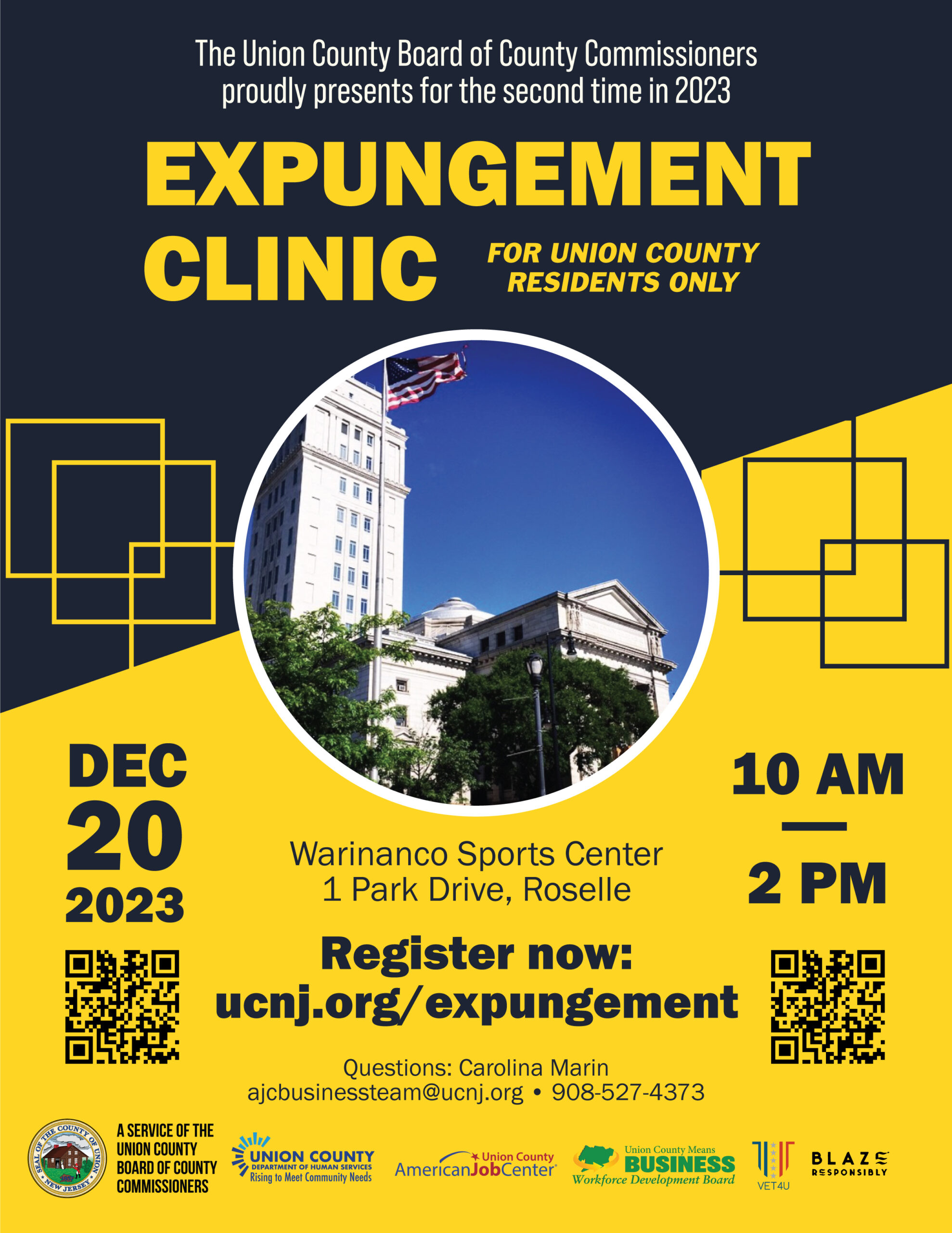 Union County Announces Second Expungement Clinic for Residents on ...