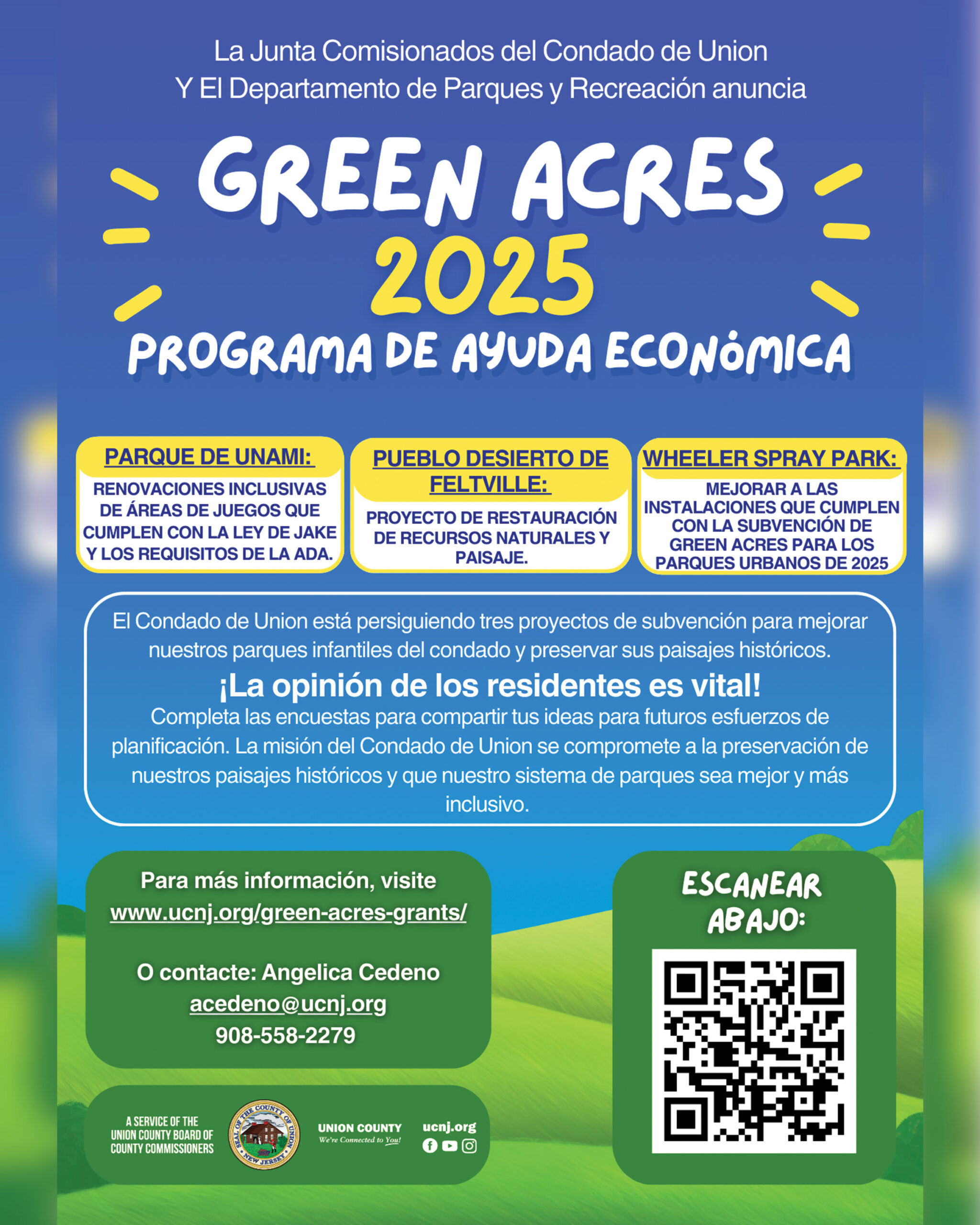 El Condado De Union Avanza Con Los Proyectos De Subvención Green Acres ...