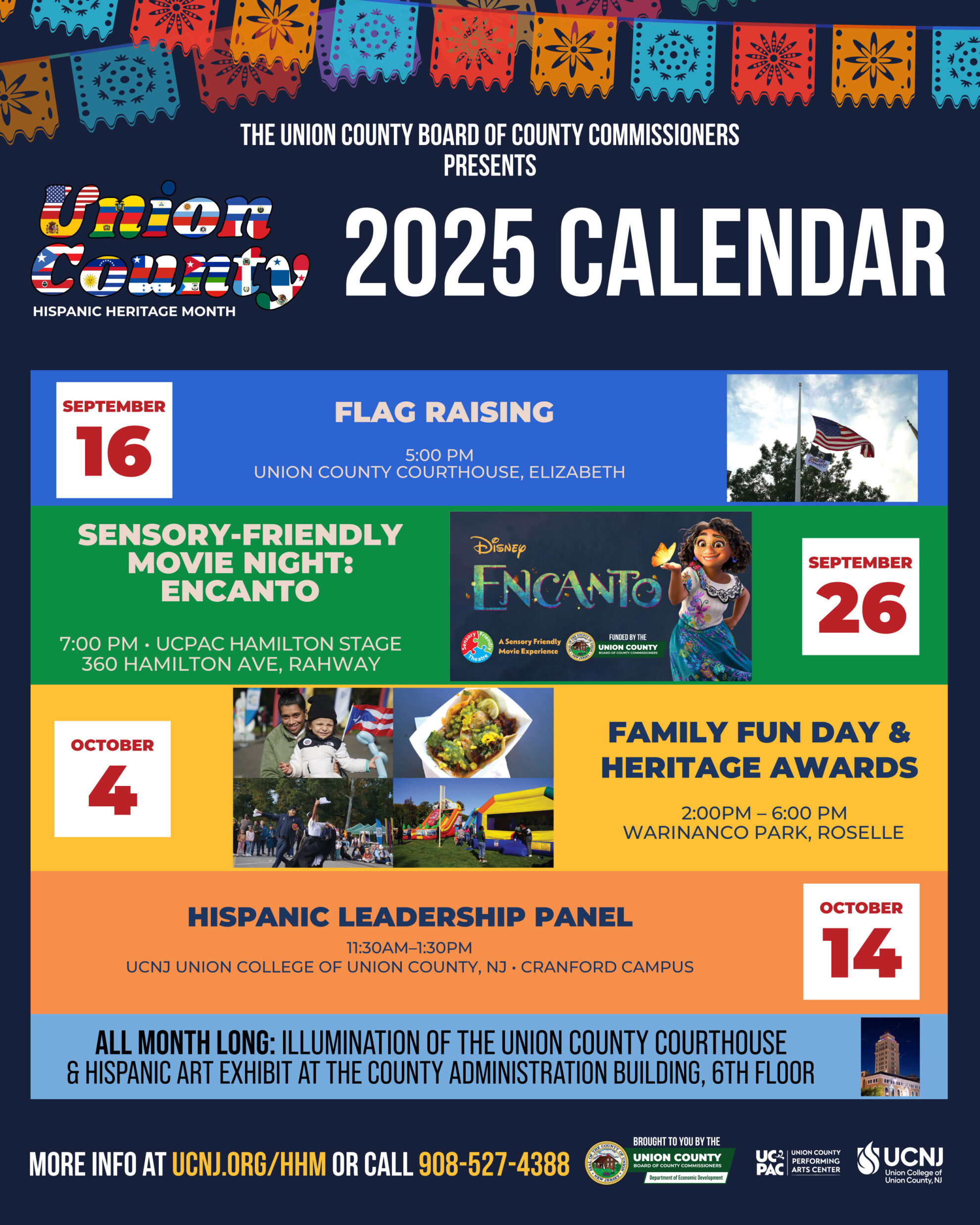 Calendar of Events – County of Union, New Jersey