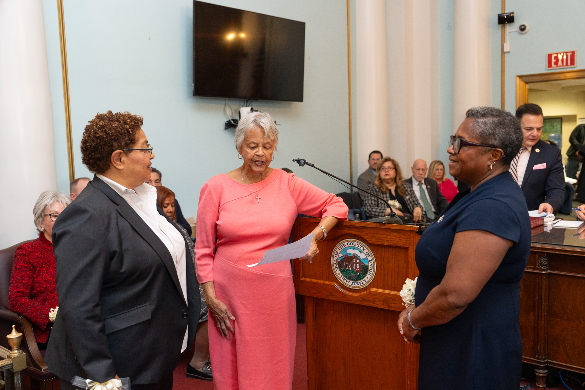 Union County Commissioner Joseph C. Bodek Sworn In as Chairman at the ...